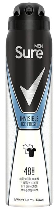 Sure Spray 250Ml Invisible Ice Fresh – MeStore