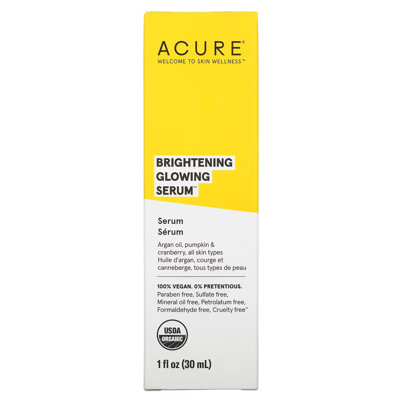 Acure Brightening Glowing Serum-30 ml – MeStore
