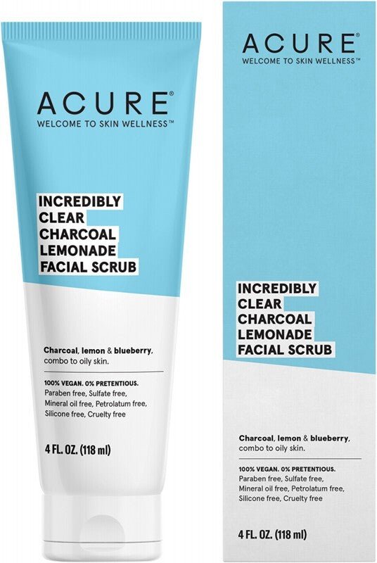 Acure Incredibly Clear Charcoal Lemonade Facial Scrub-118 ml – MeStore