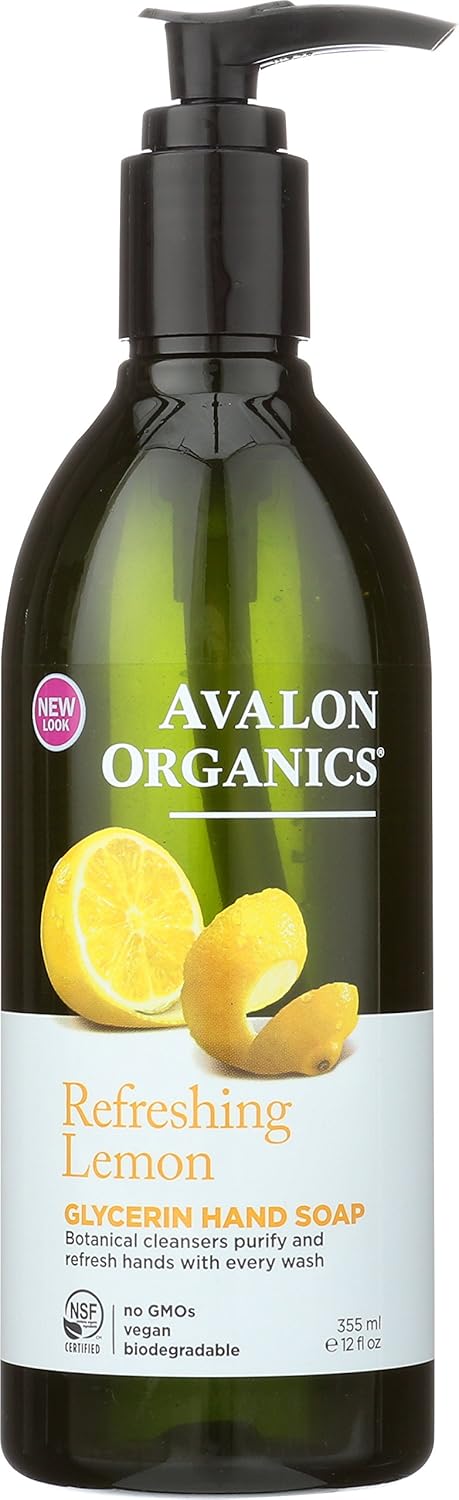 Avalon Organics, Glycerin Hand Soap, Refreshing Lemon, 12 fl oz – MeStore