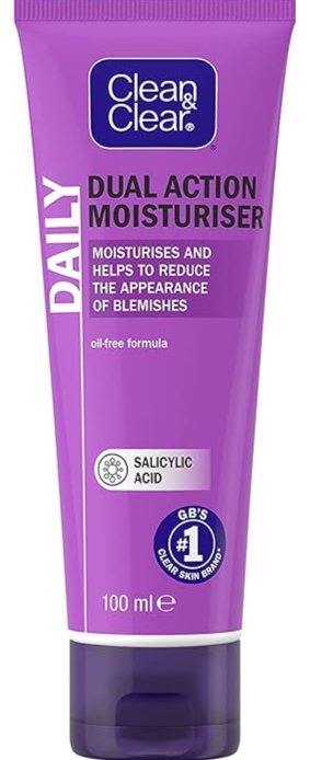 Clean And Clear Dual Action Moisturising Cream 100Ml – MeStore