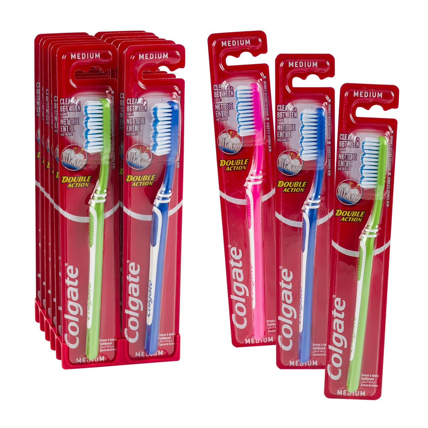 Colgate Double Action Toothbrush Medium – MeStore