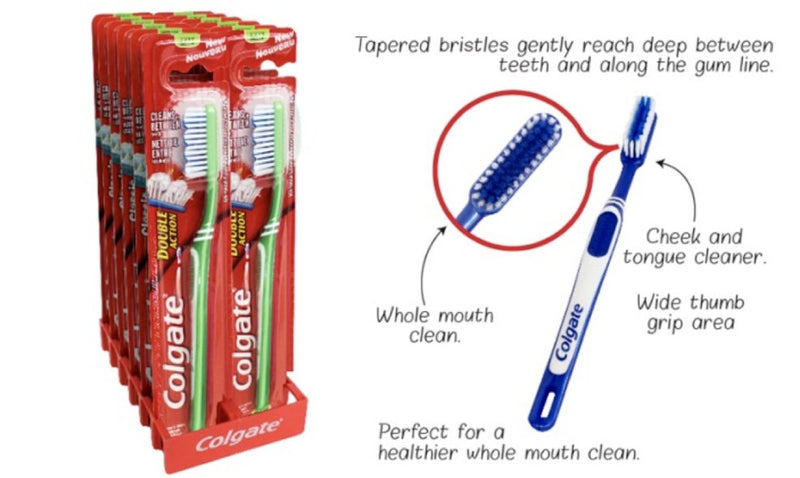 Colgate Double Action Toothbrush Medium – MeStore