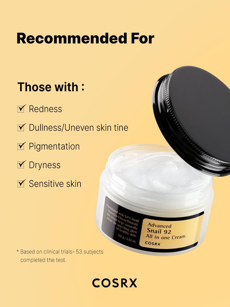 COSRX Advanced Snail 92 All in one Cream- 100ml – MeStore