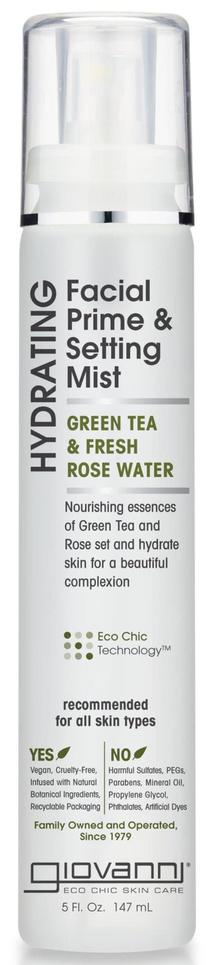 Giovanni Facial Prime & Setting Mist - Hydrating 147ml – MeStore