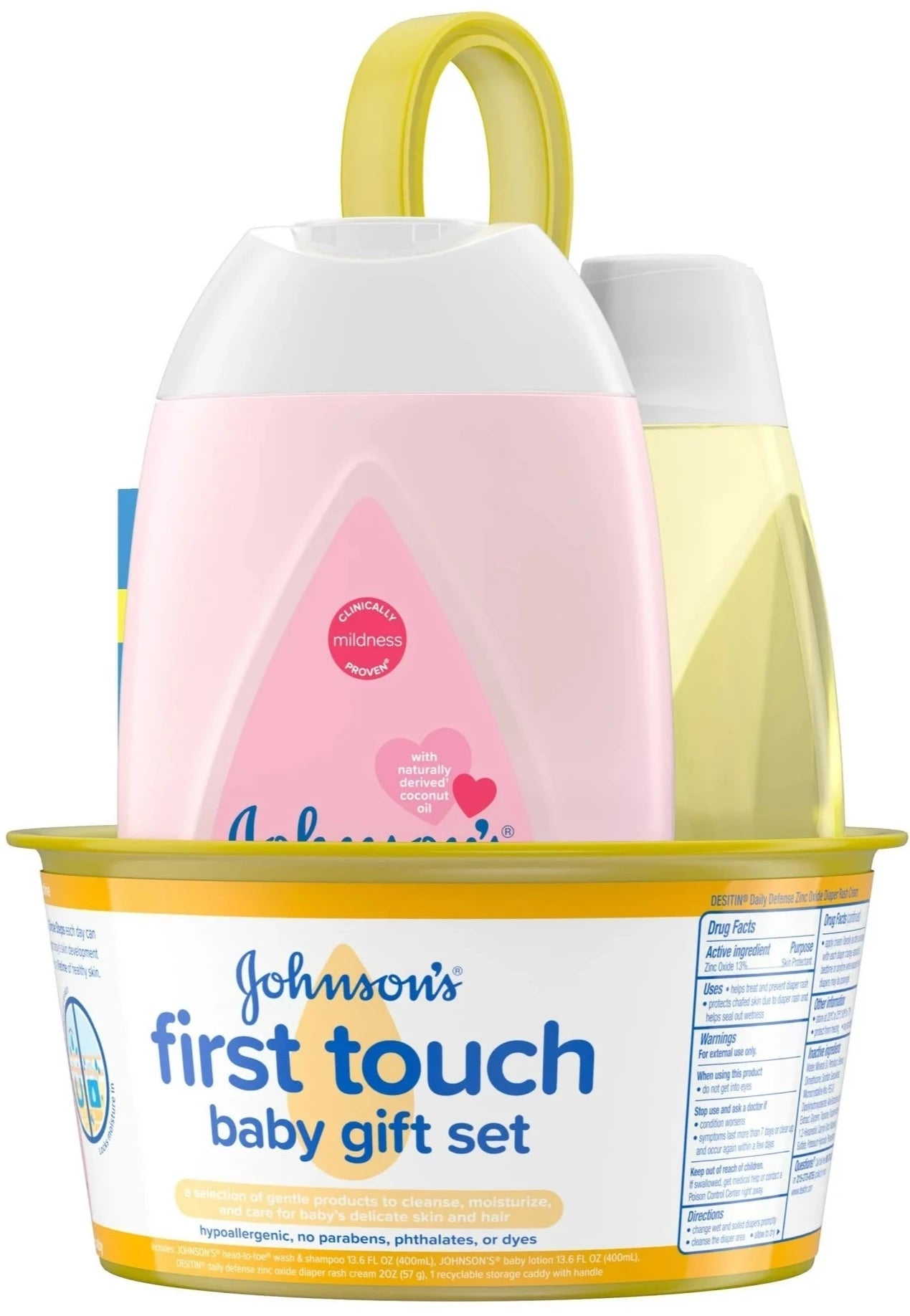 Johnson's First Touch Baby Gift Set Includes Baby Bath Wash & Shampoo ...