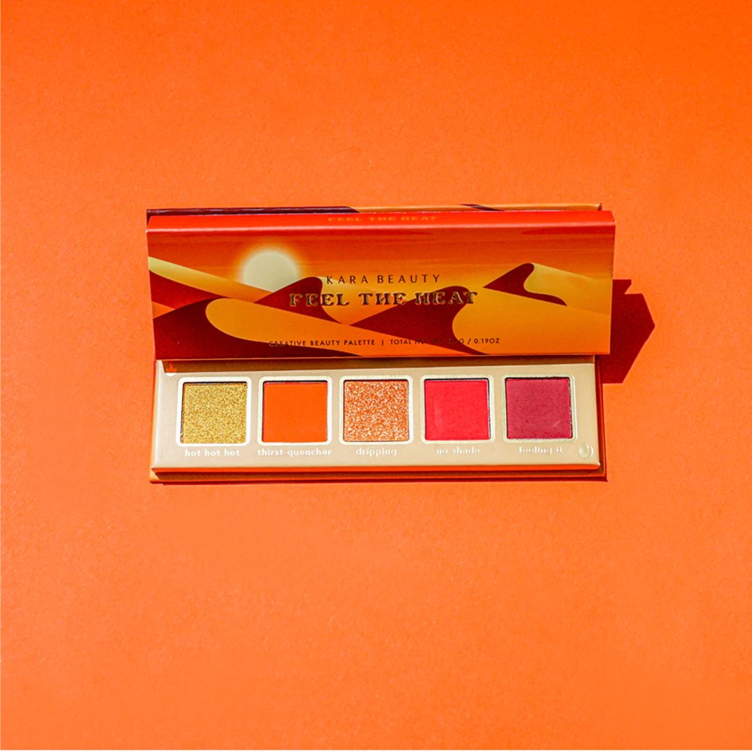 Shop Kara Beauty - Outdoor Collection "feel The Heat" Shadow Palette 70 ...
