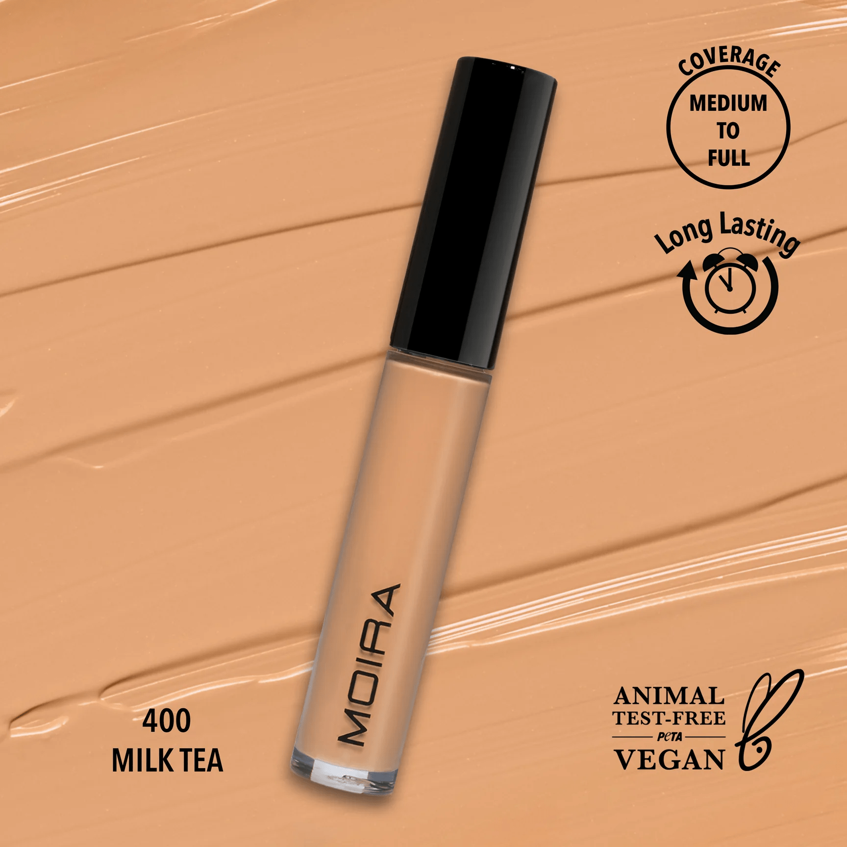 Moira Lavish Creamy Concealer (400, Milk Tea) – MeStore
