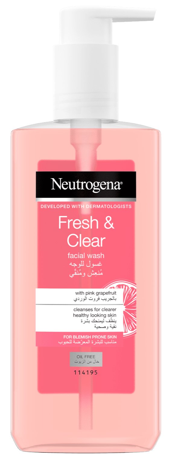 Neutrogena Visibly Clear Face Wash Pink Grapefruit Pump 200Ml – MeStore