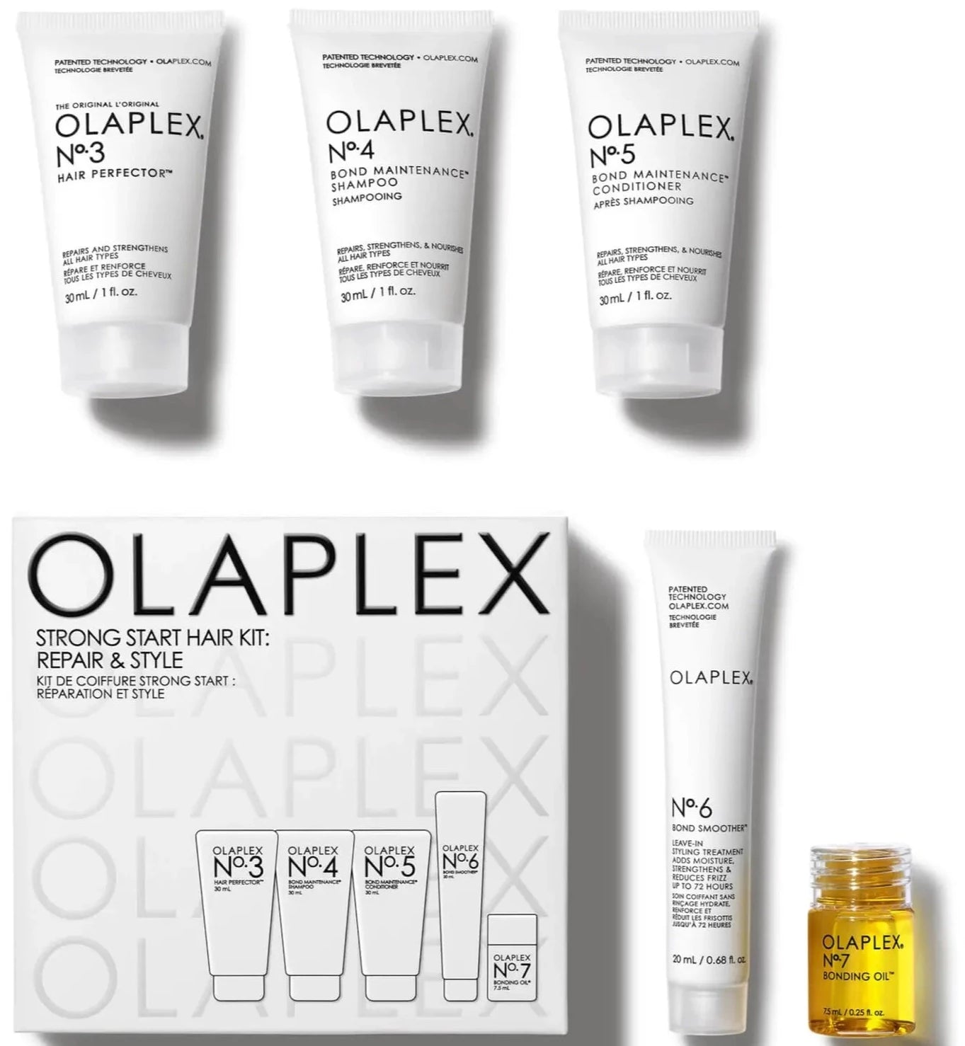 Olaplex Strong Start Hair Kit: Repair & Style – MeStore
