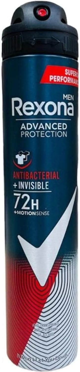 Rexona Men Advanced Protection Antibacterial Invisible 200ml – MeStore