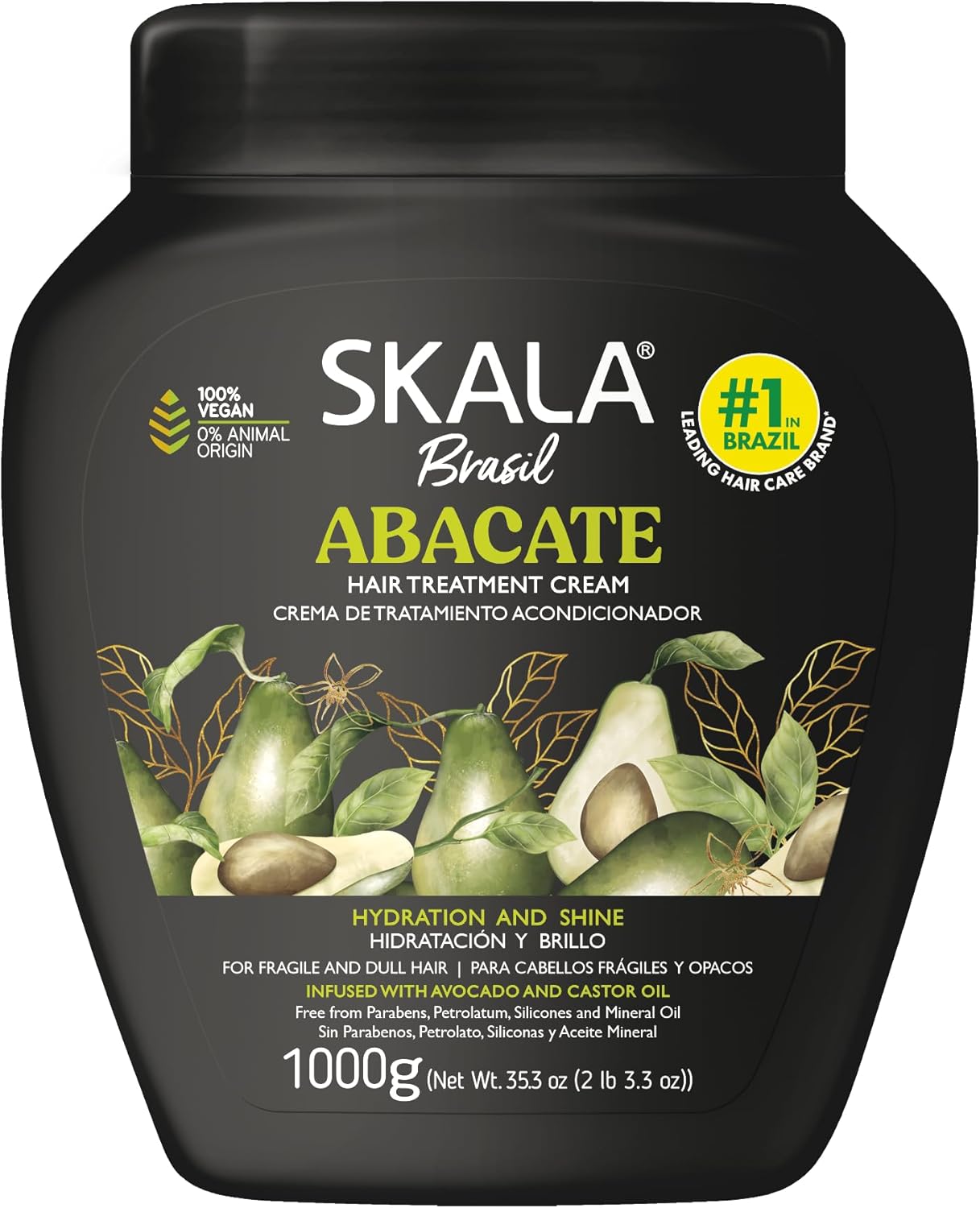 Skala Expert Avocado Cream And Castor Oil Moisturizer For Dull And Wea ...