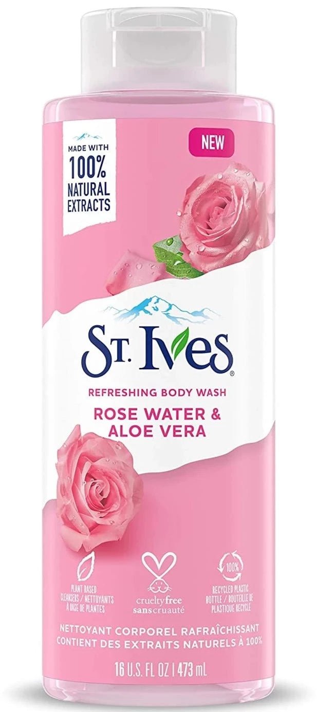 St. Ives Rose Water and Aloe Vera Body Wash 16oz – MeStore