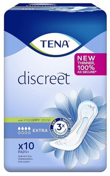Tena Discreet Extra Absorbent 10 Pieces, 10pcs – MeStore