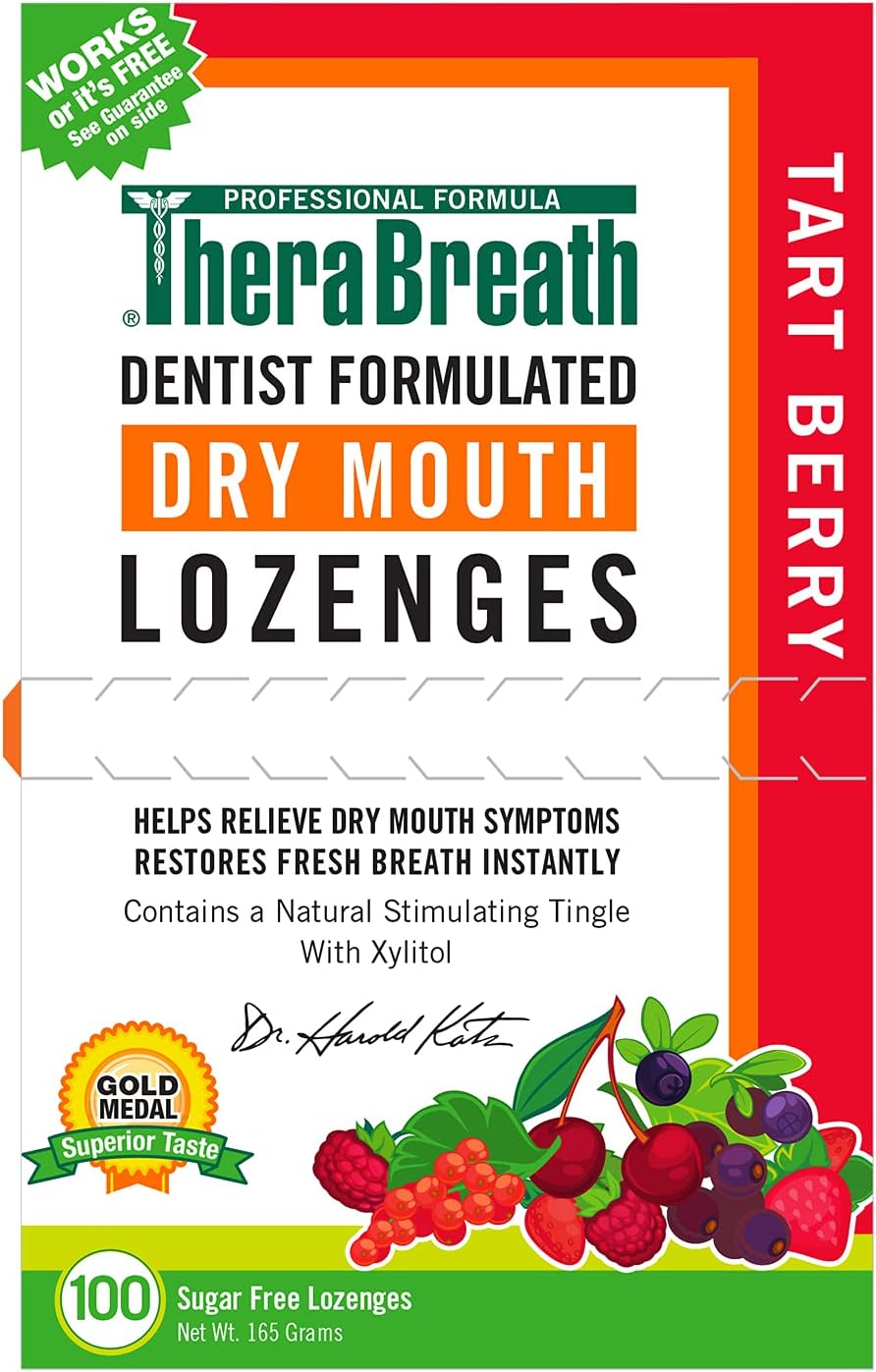 TheraBreath Dry Mouth Lozenges Tart Berry 100ct – MeStore